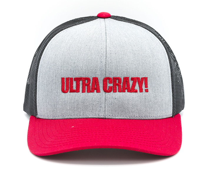 Ultra Crazy Trucker Hat-Gray - The Gifted Runner